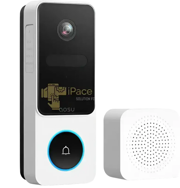 AOSU Wireless Doorbell Camera with Chime - Smart Detection & More ...